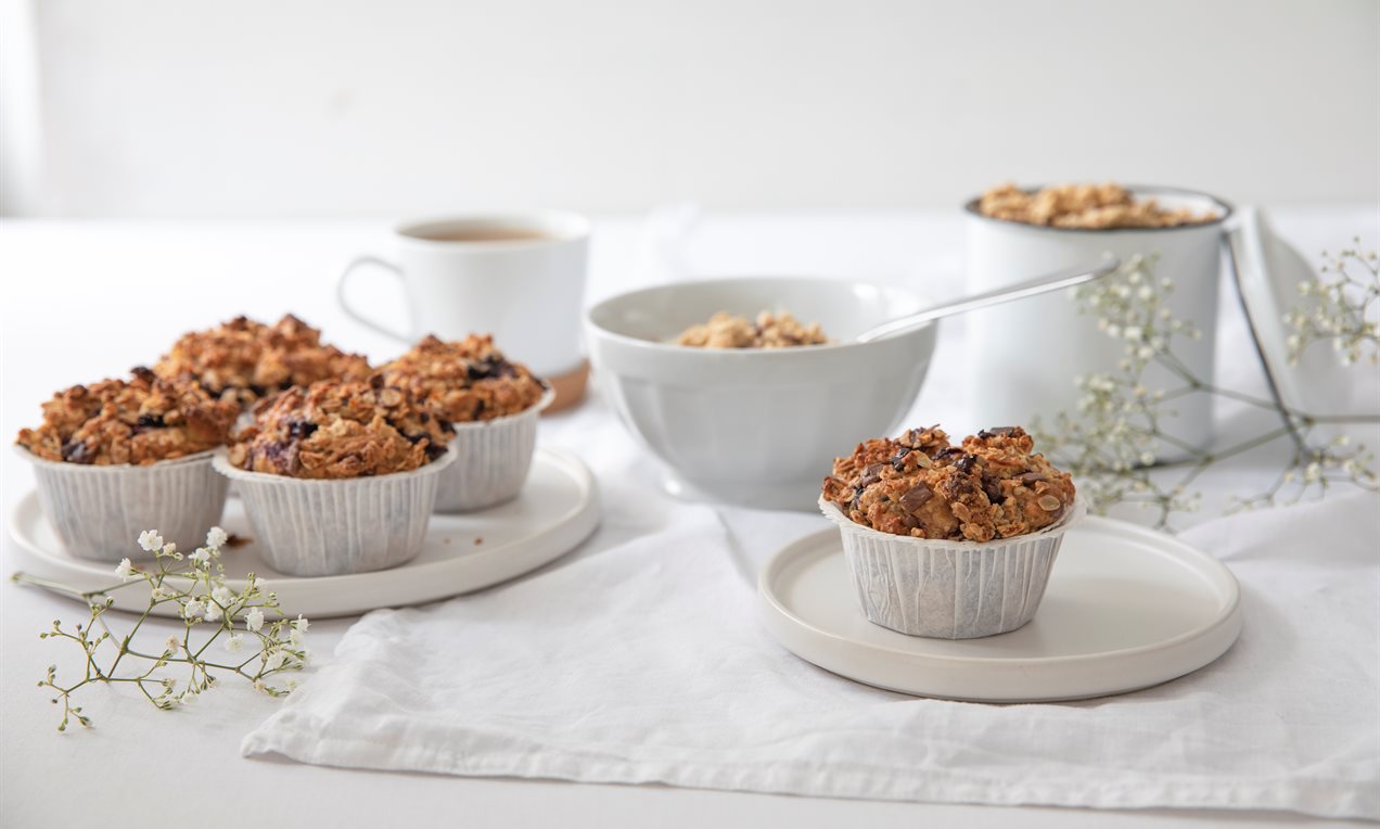 Mustikka-suklaamuffinit Resepti | Dr. Oetker