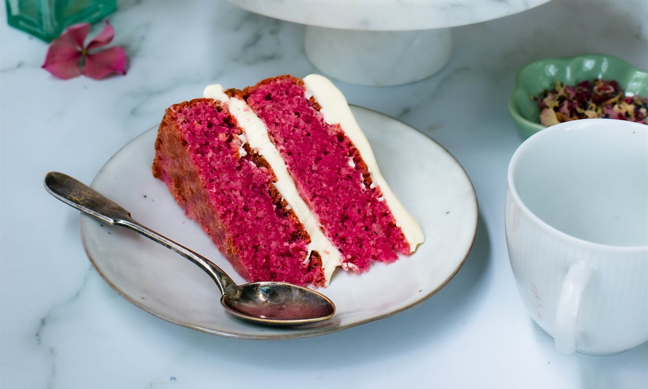 Vähähiilihydraattinen Red velvet -kakku Resepti | Dr. Oetker