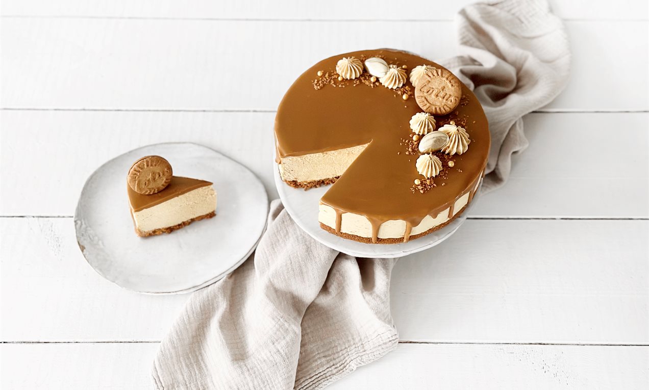 Vaniljainen Biscoff-kakku Resepti | Dr. Oetker