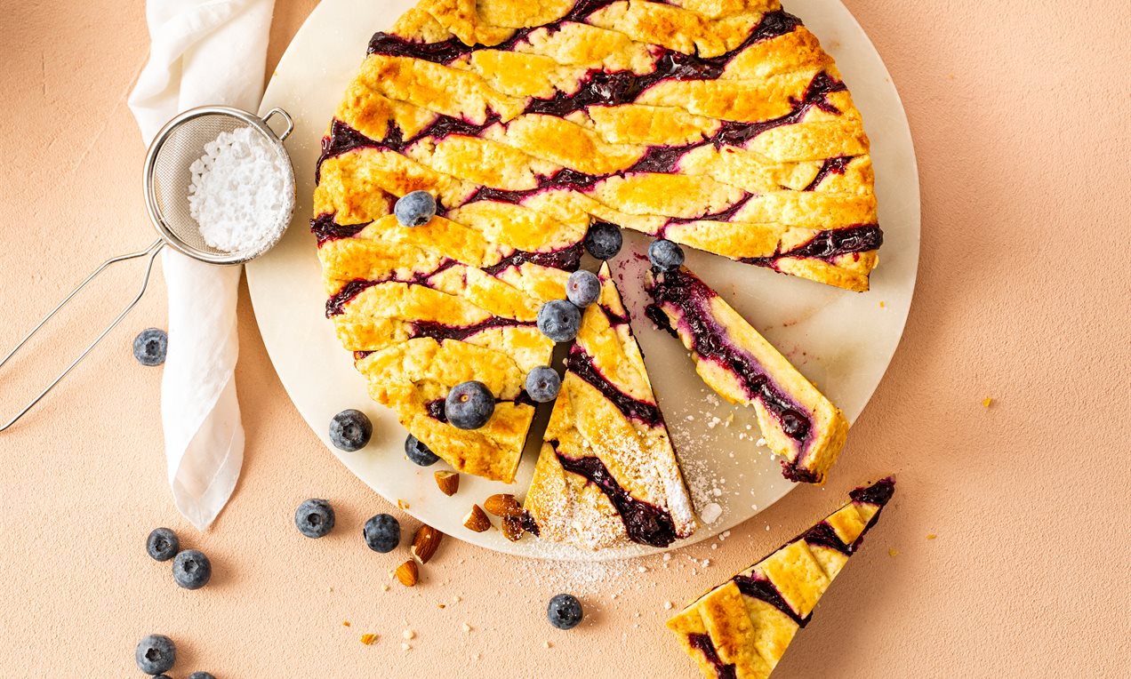 Letitetty mustikkapiirakka Resepti | Dr. Oetker