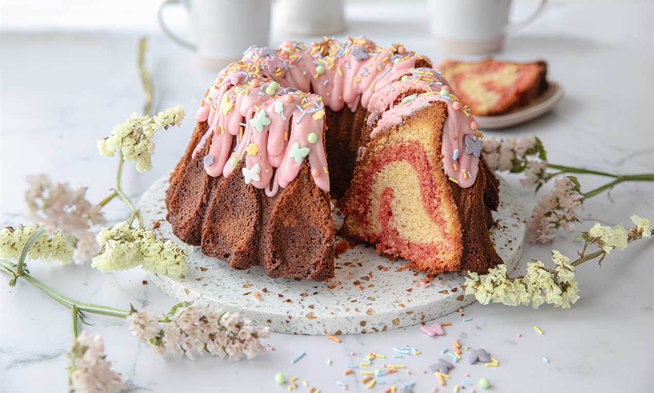 Pinkki tiikerikakku Resepti | Dr. Oetker