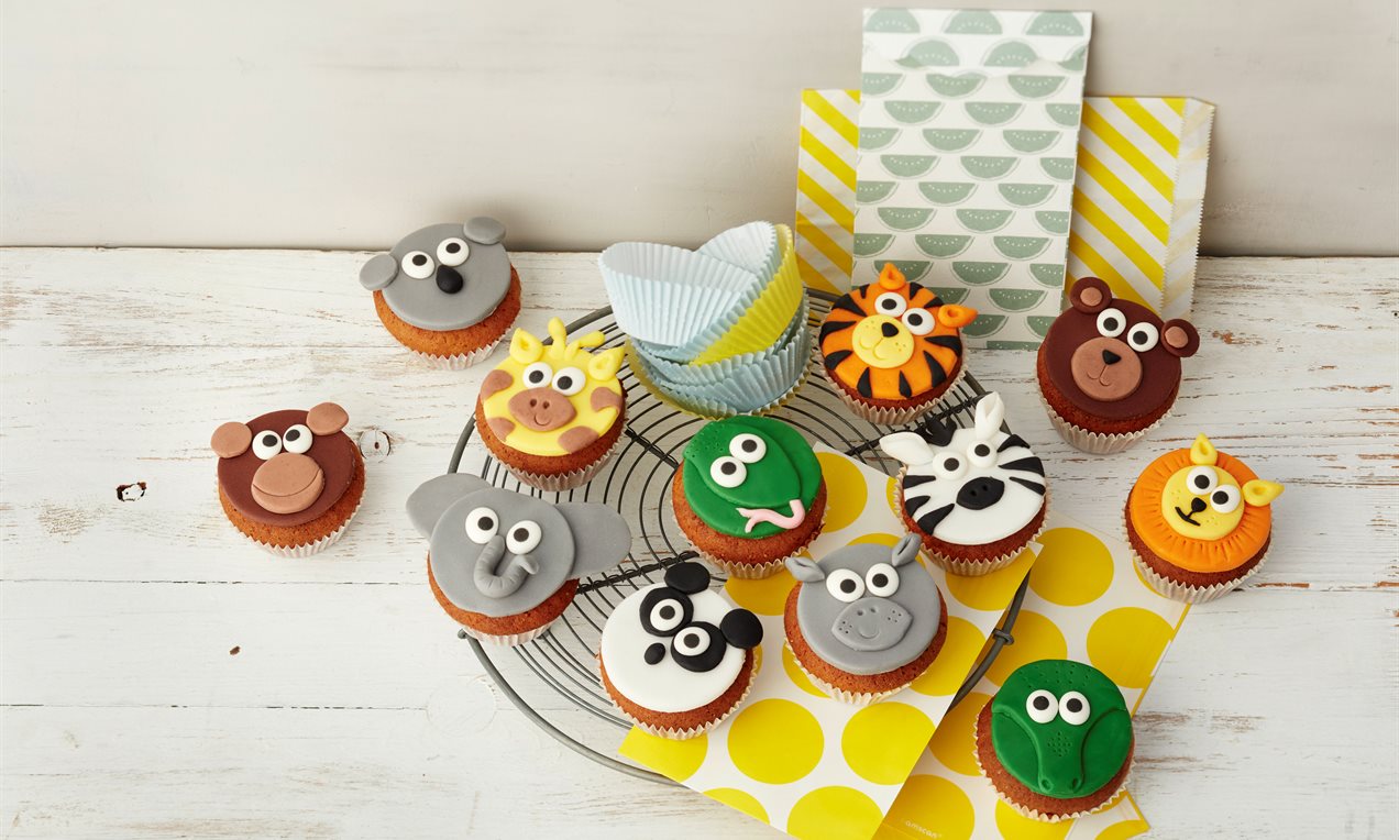 Eläinmuffinit Resepti | Dr. Oetker