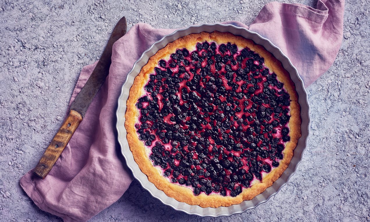 Helppo mustikkapiirakka Resepti | Dr. Oetker